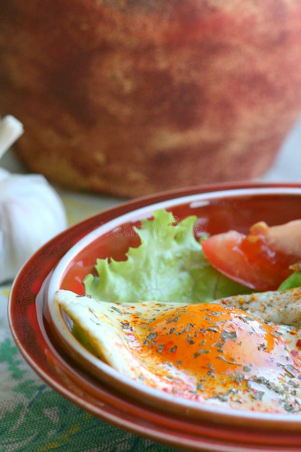 Breakfast stock image. Image of garlic, salad, breakfast - 24315077