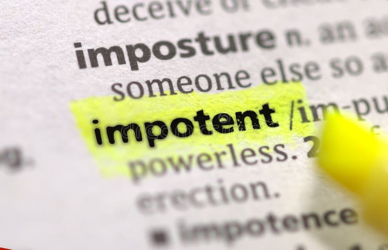 Impotent stock photo. Image of erection, word, book - 257023506