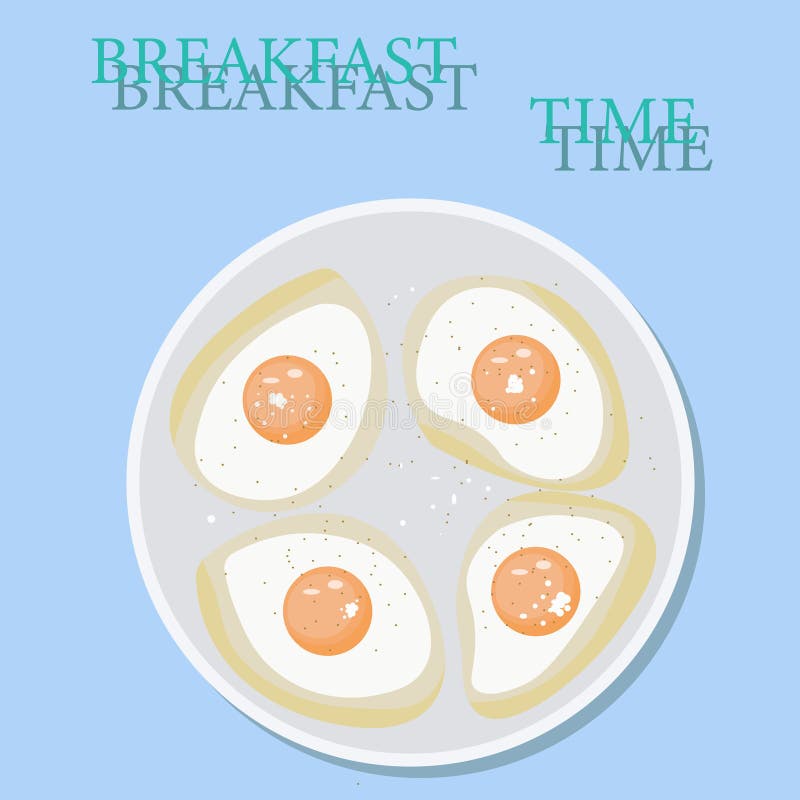 Delicious Traditional English Breakfast Stock Vector - Illustration of ...