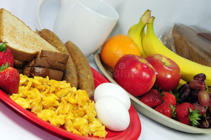 Breakfast Foods stock image. Image of fruit, healthy - 16627513