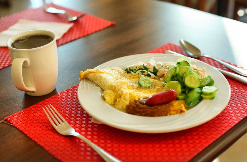 Breakfast in the All Inclusive Restaurant Stock Photo - Image of ...