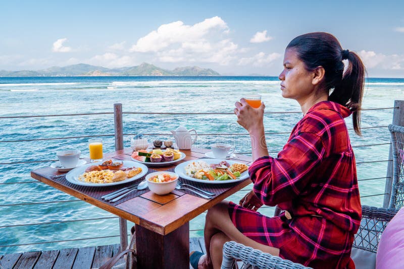 Breakfast on the Beach by the Pool with a Look Over the Ocean of La ...