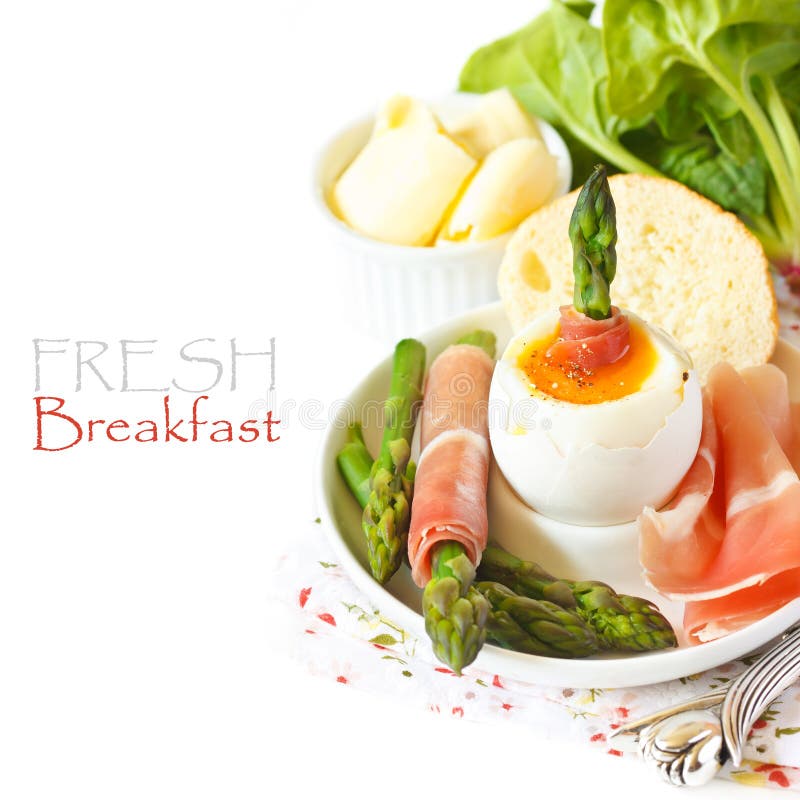 Breakfast. stock image. Image of fresh, isolated, plate - 31412467