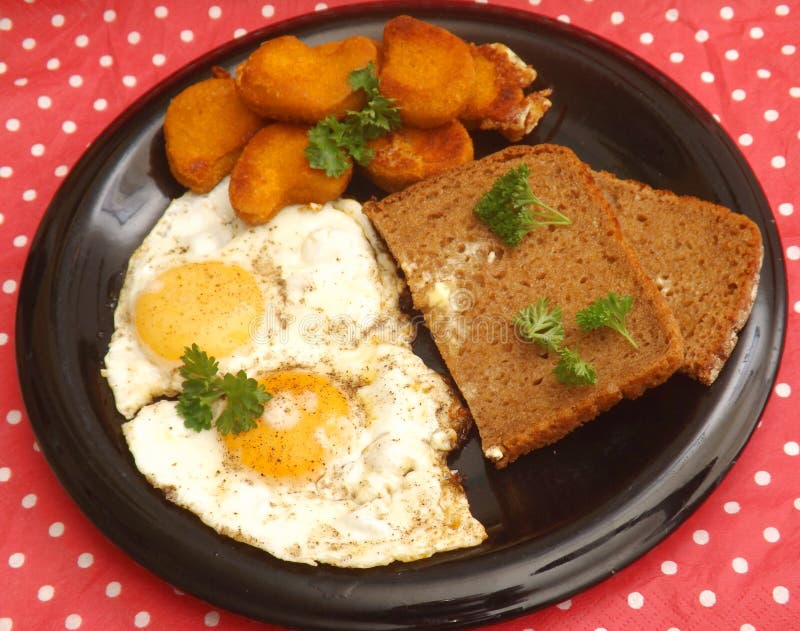 Breakfast stock image. Image of breakfast, bread, nuggets - 55270481