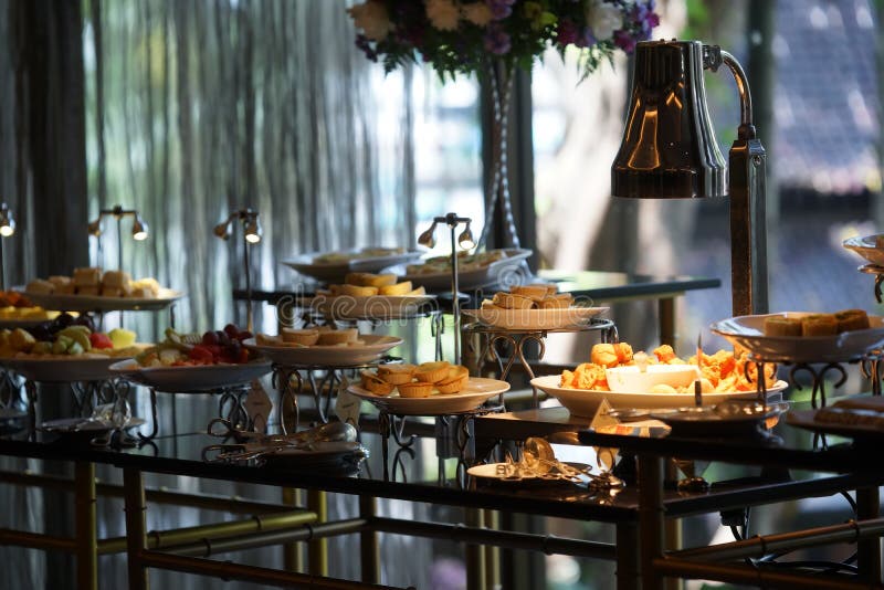 Breakfast Buffet for the Party or Conference in the Hotel. Thai ...