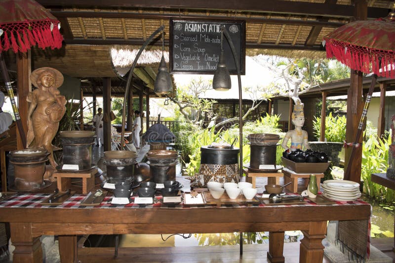 Breakfast Buffet in Resort, Bali Editorial Photography - Image of ...