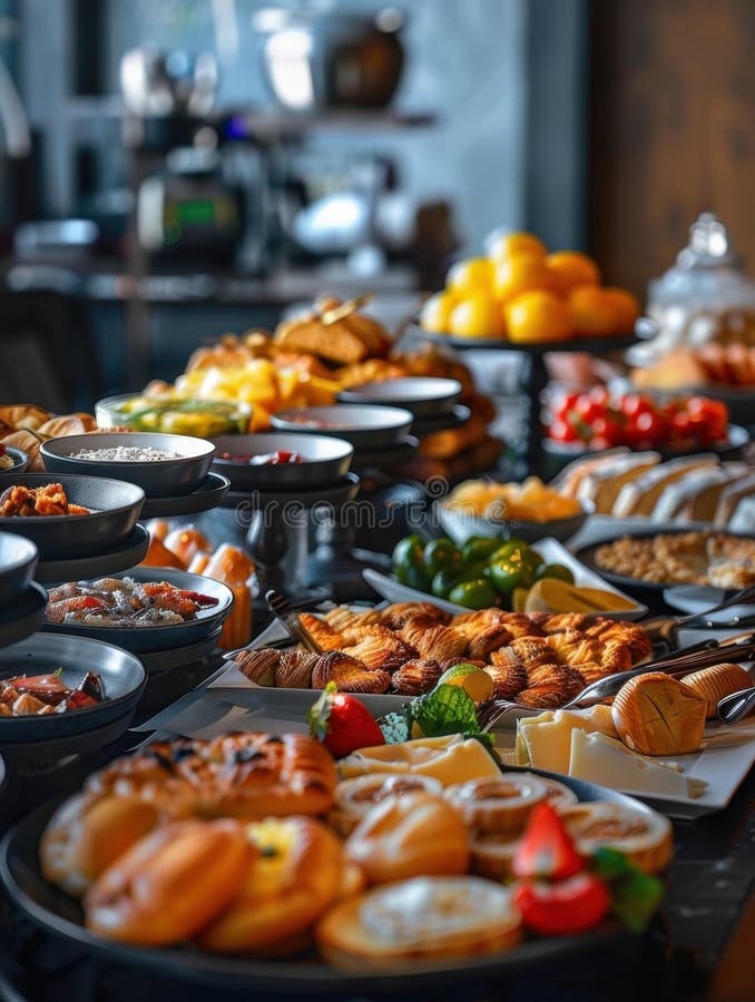 Breakfast Buffet stock image. Image of bakery, healthy - 372471255