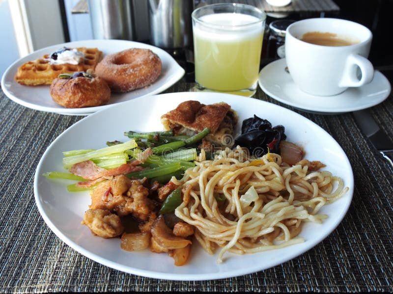 Breakfast Buffet on the Table at Hotel Stock Image - Image of cuisine ...