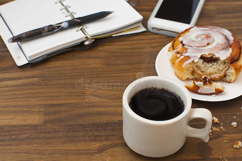 Breakfast for busy morning stock image. Image of cinnamon - 27882499