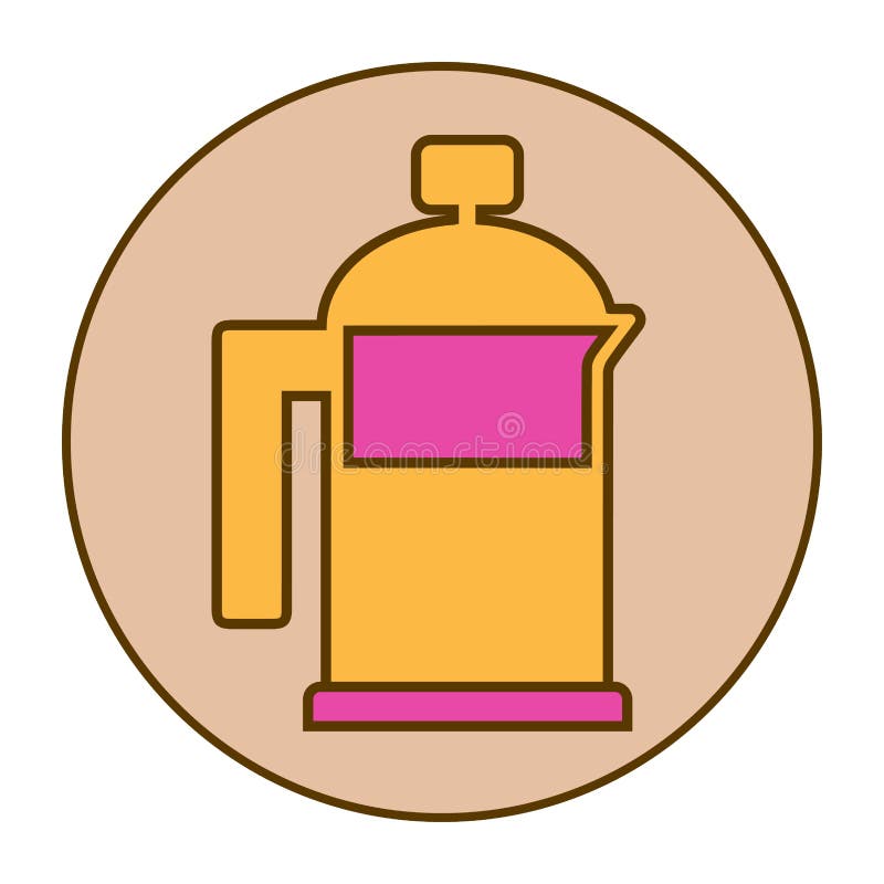 Breakfast, coffee, icon stock illustration. Illustration of label ...