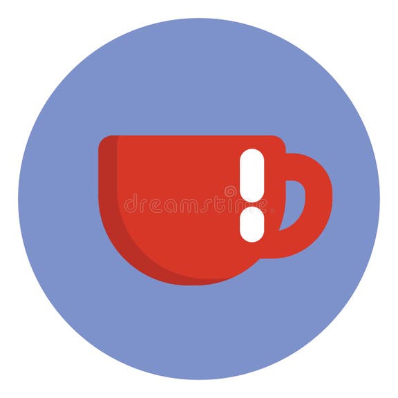 Breakfast coffee, icon stock vector. Illustration of food - 261063258