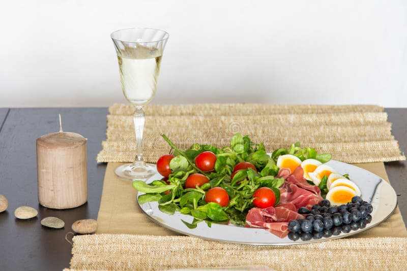 Breakfast Cold Food Platter Stock Photo - Image of nice, fresh: 35779534