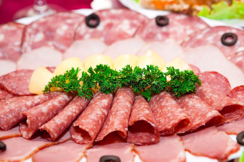 Meat delicatessen stock photo. Image of gourmet, cold - 16723080