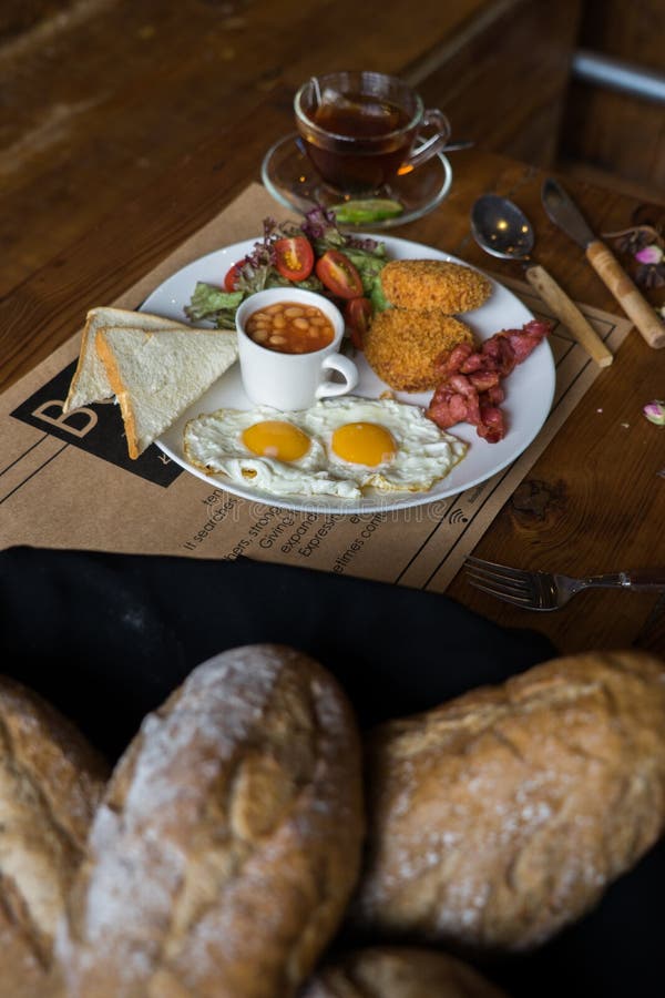 Breakfast of the day stock photo. Image of highlands - 153534072