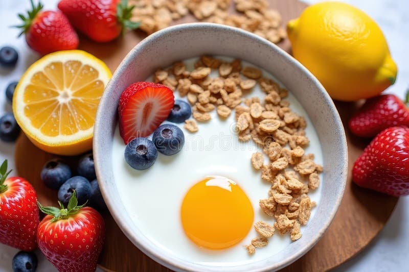 Breakfast Delicacies stock illustration. Illustration of colorful ...