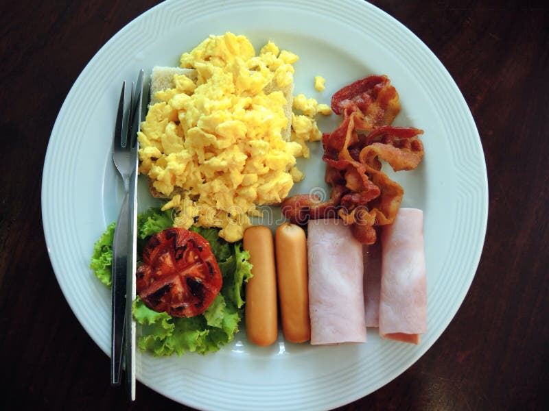 Breakfast stock image. Image of food, breakfast, delicious - 43952833