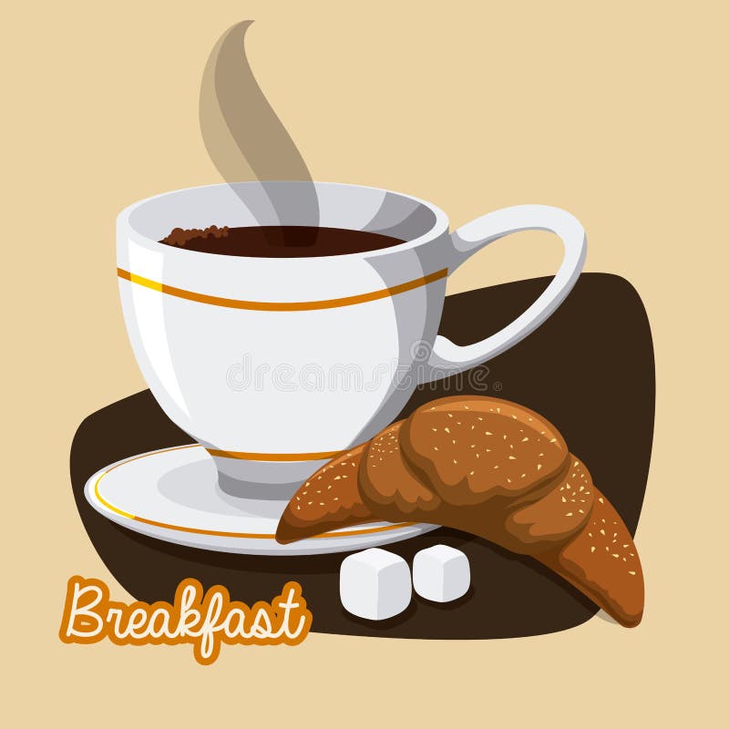 Breakfast design. stock vector. Illustration of cuisine - 58386436