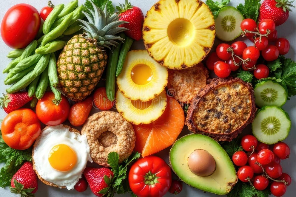 Breakfast Feast stock illustration. Illustration of fresh - 377292507