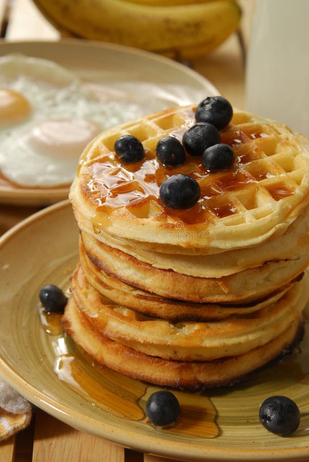 Breakfast food stock image. Image of blueberries, sunny - 12112613