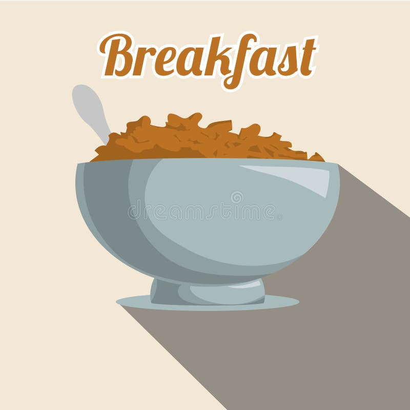 Breakfast food design stock vector. Illustration of tradition - 61987442