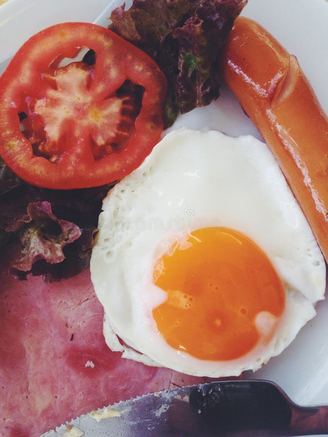 Breakfast foods stock image. Image of staple, eggs, plate - 50405821