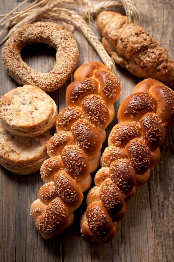 Breakfast Fresh Pastries on the Table Stock Photo - Image of baked ...