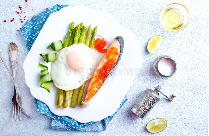 Breakfast stock photo. Image of cooking, plate, healthy - 143364198