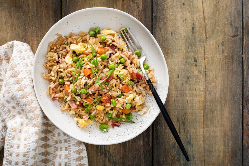 Breakfast with Fried Rice and Indomie is Very Delicious Plus Orange ...