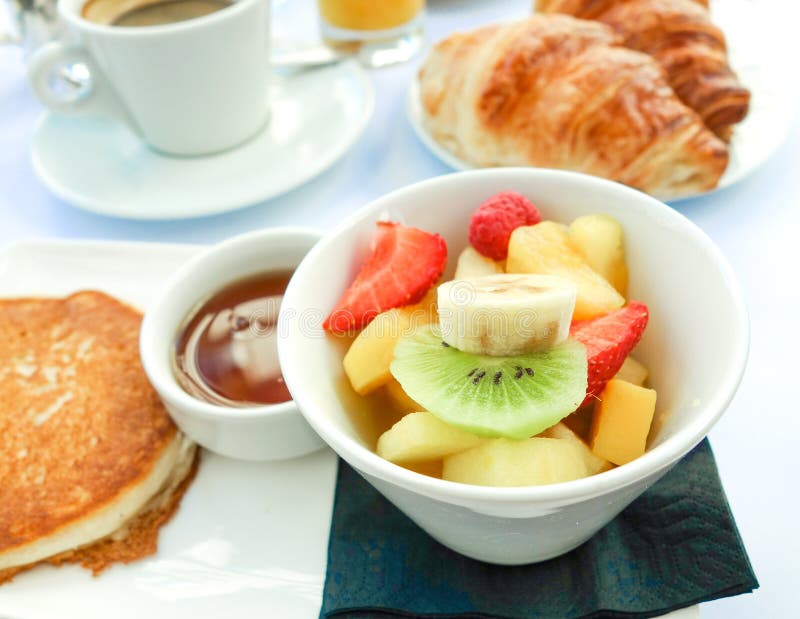 Breakfast with Fruit stock image. Image of break, buttery - 36987749