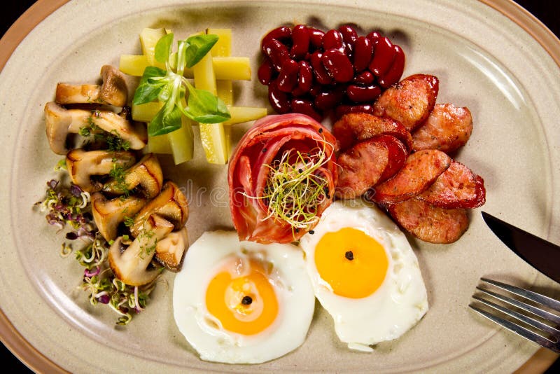 Breakfast stock image. Image of dish, delicious, orange - 35299217