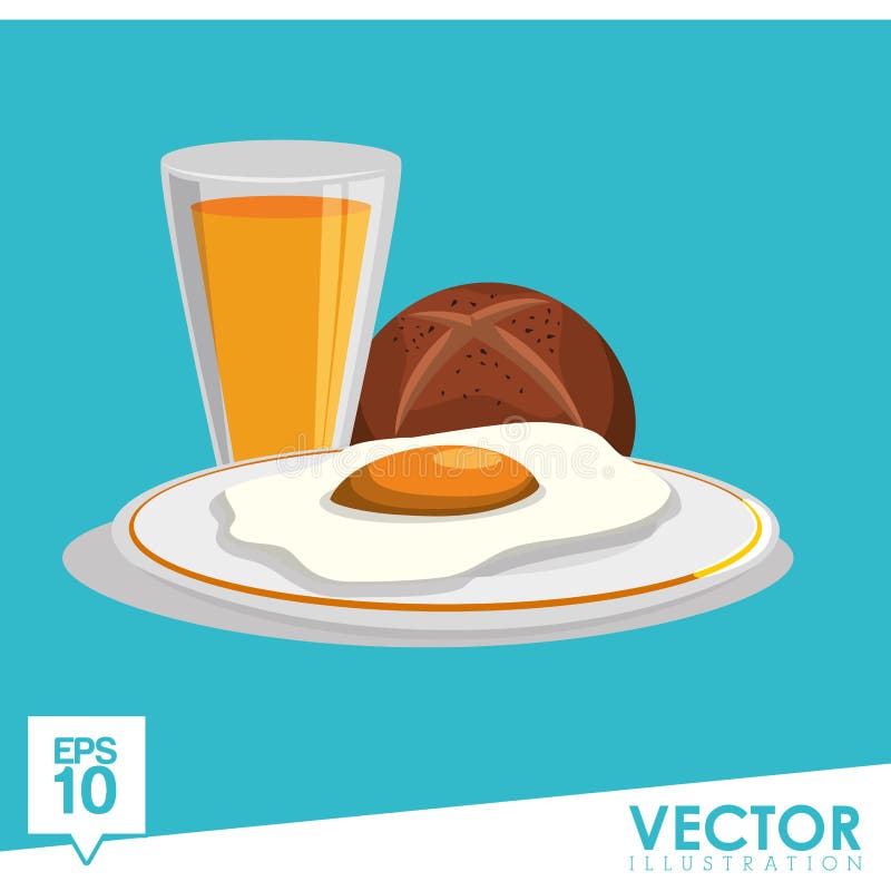 Breakfast icon design stock vector. Illustration of product - 66733498