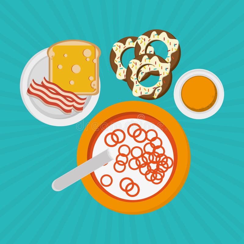 Breakfast icon design stock vector. Illustration of restaurant - 68432202
