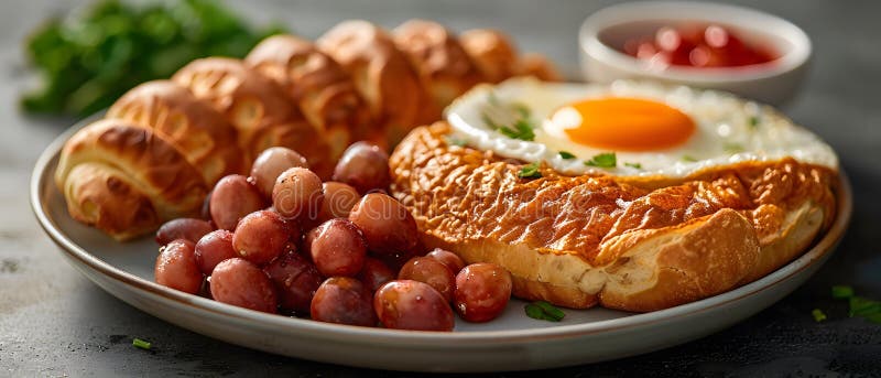 Breakfast Illustrations the Professional Placement of the Food Make it ...