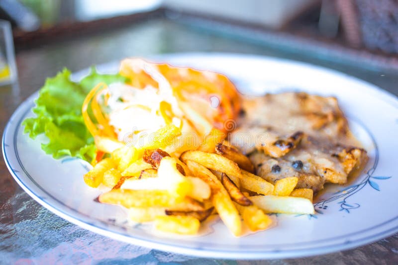 Breakfast stock photo. Image of cuisine, fried, delicious - 61539262