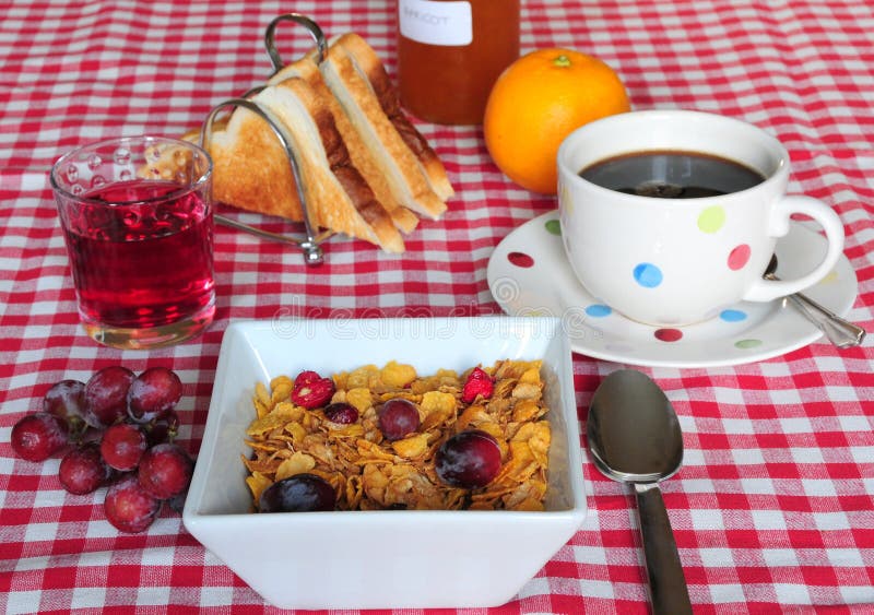 Breakfast Items Picture. Image: 6597649