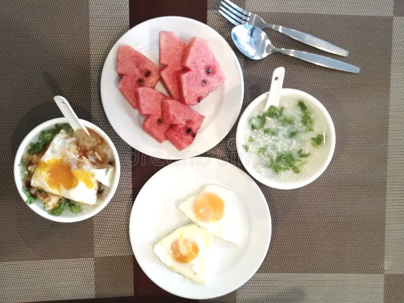 Breakfast Light Food for Your Morning Stock Image - Image of food ...