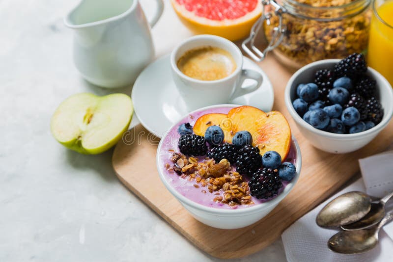 Breakfast and Lunch Concept - Traditional Food Stock Photo - Image of ...