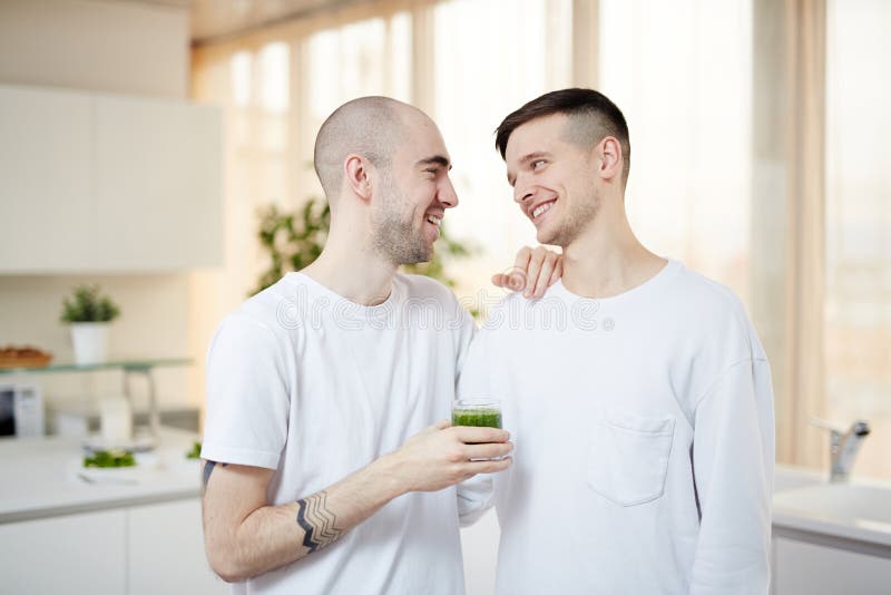 Breakfast of men stock photo. Image of people, adult - 112382404