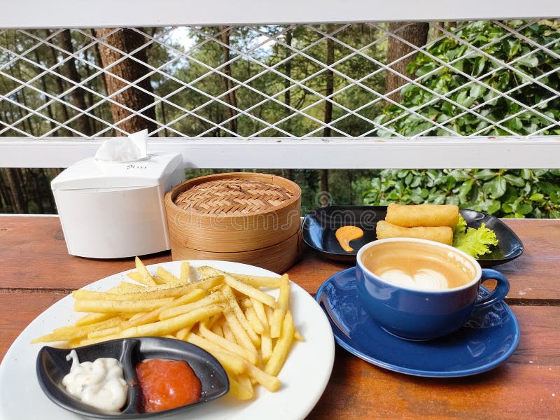 Breakfast Menu in Cafetaria Stock Image - Image of vegetable, dessert ...