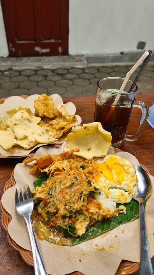 Breakfast Menu with Pecel Rice and Iced Tea, Don& X27;t Forget Fried ...