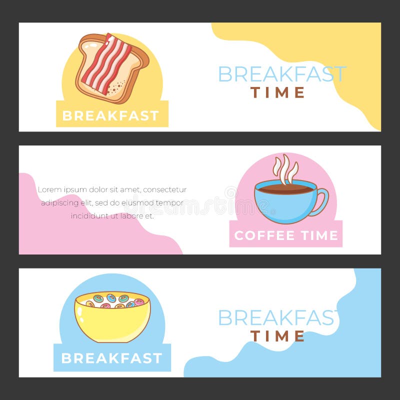Breakfast menu templates stock vector. Illustration of gourmet - 196902038
