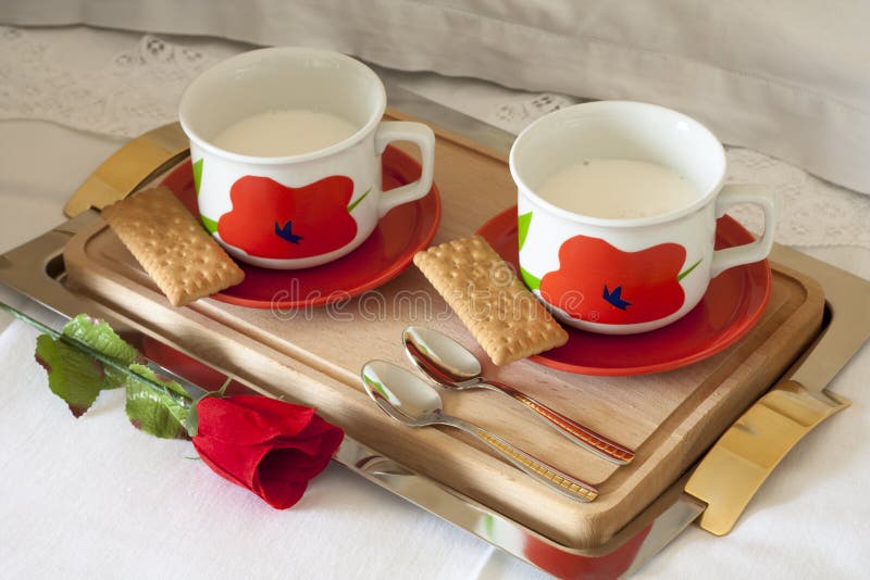 Breakfast with Milk stock image. Image of still, milk - 15978003