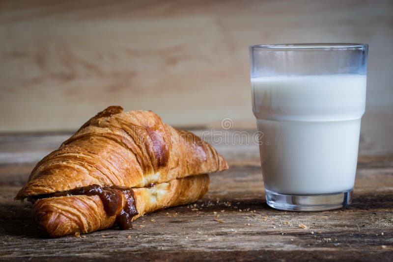 Breakfast with milk stock photo. Image of milk, boards - 88034374