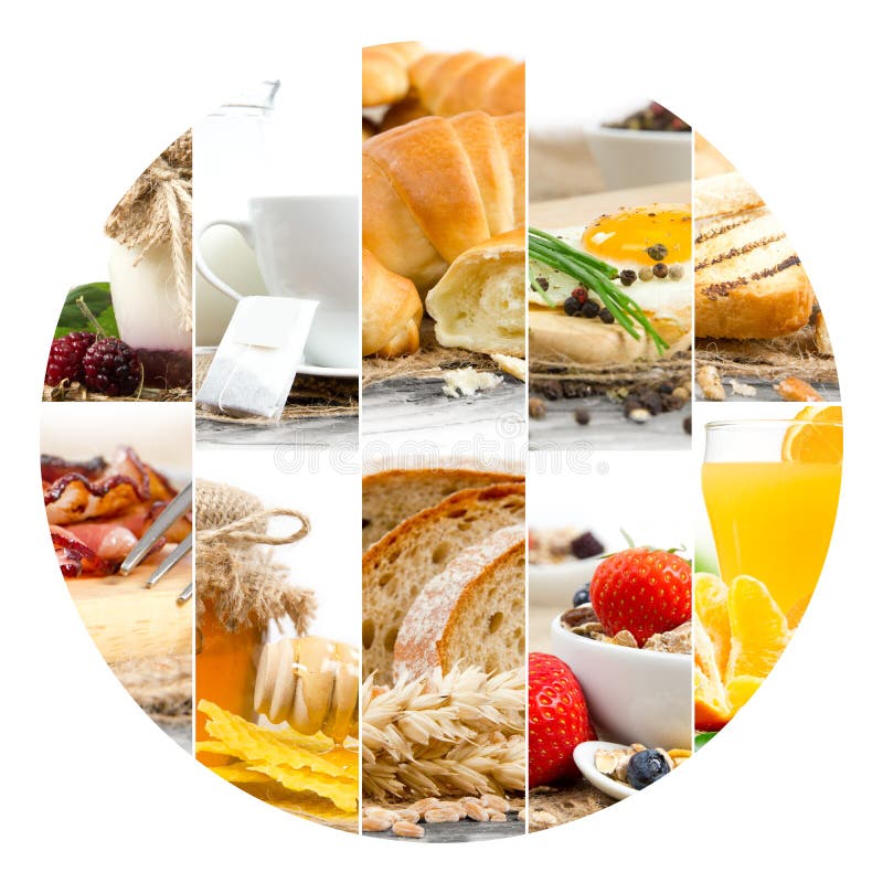 Breakfast Mix stock image. Image of bacon, diet, fruit - 64595661