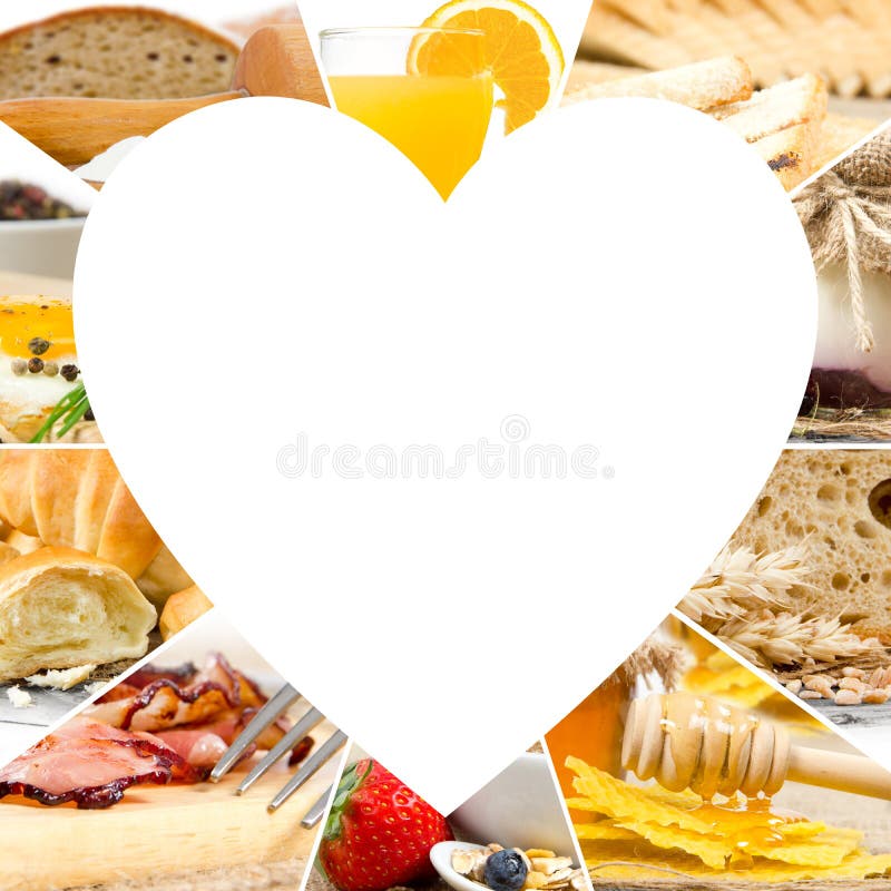 Breakfast Mix stock image. Image of orange, full, heart - 64536141