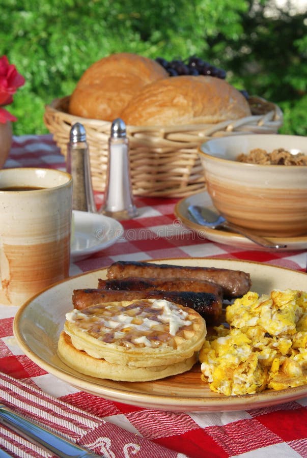 Breakfast in the Morning stock image. Image of drink - 10162795