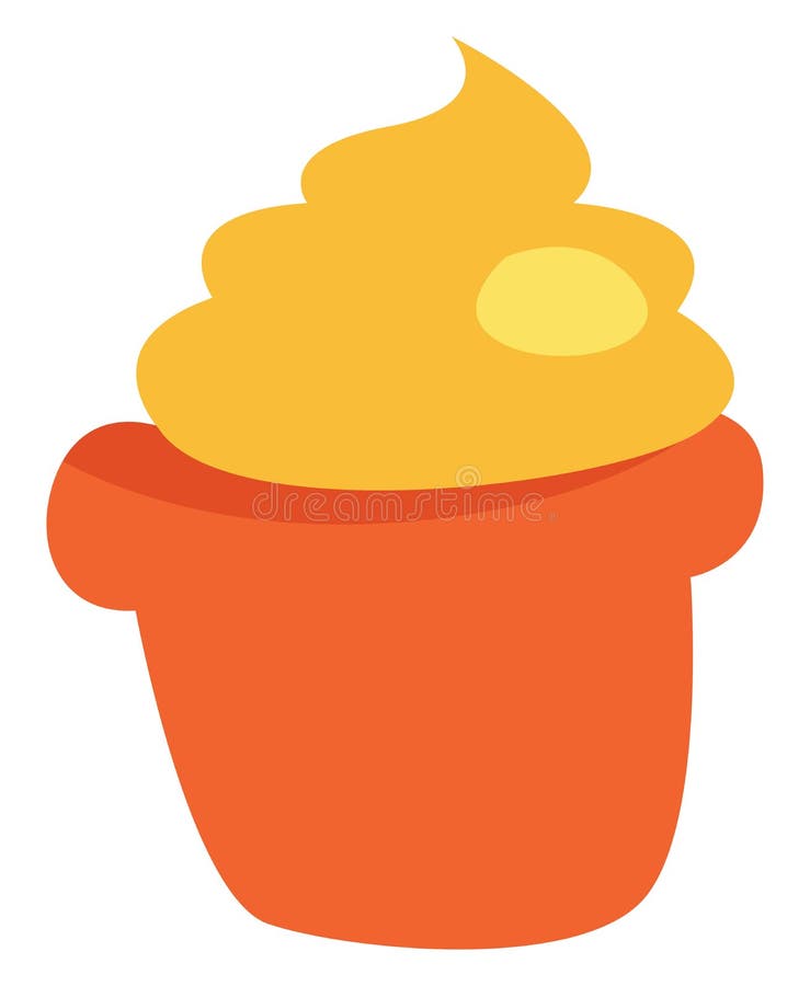 Breakfast muffin , icon stock vector. Illustration of cupcake - 258925303