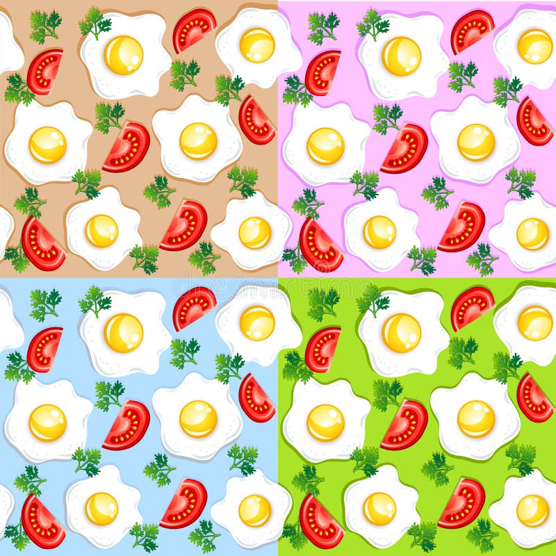 Breakfast patterns stock vector. Illustration of eating - 24326568