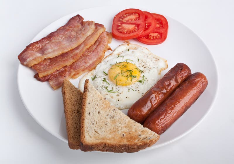 Breakfast Plate stock photo. Image of classical, macro - 41320462