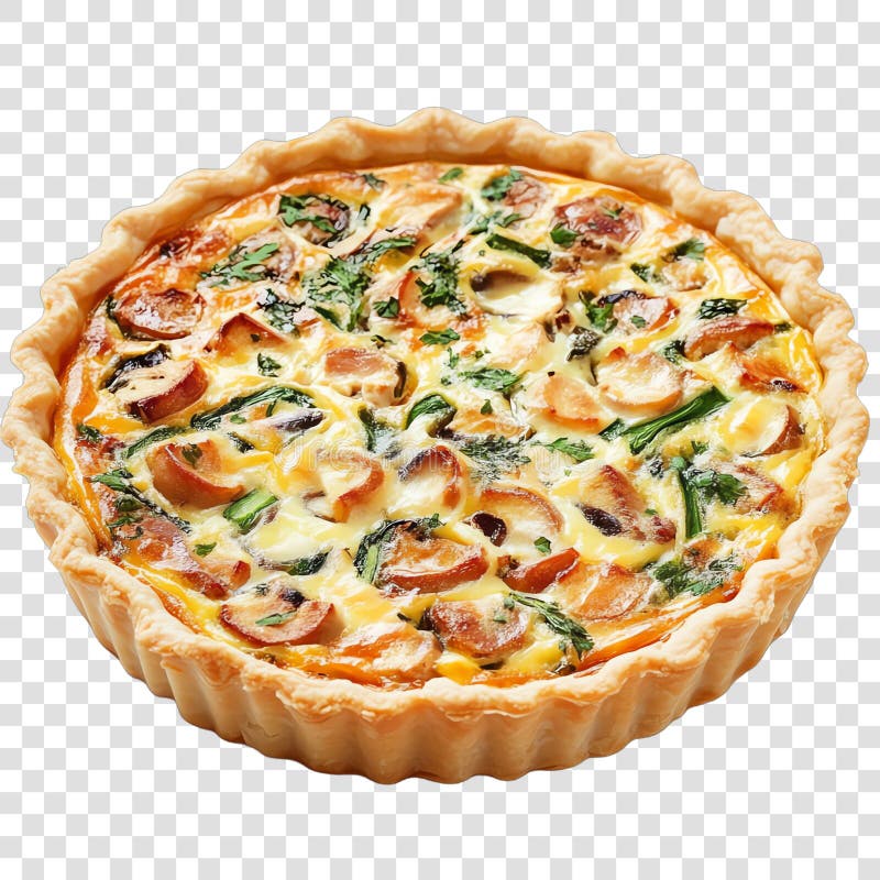 Breakfast quiche stock image. Illustration of flavor - 341464585